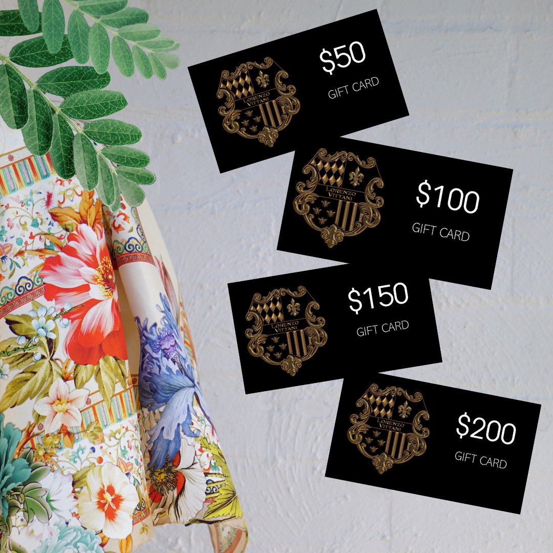 Gift Cards – Lorenzo Vittani